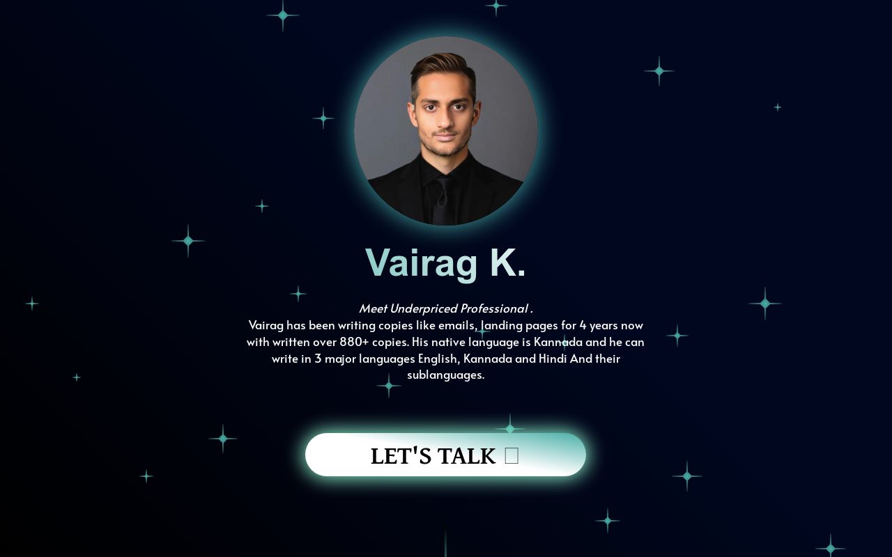 Vairag's portfolio